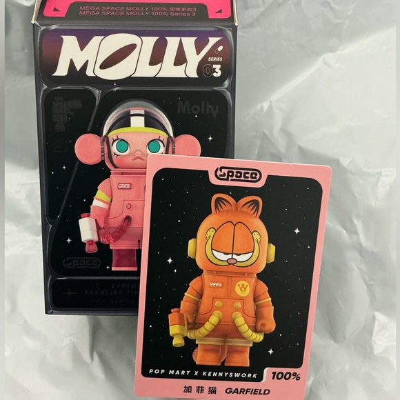 POP MART | Toys | Molly Garfield Space Series 3 Figure Confirmed | Poshmark